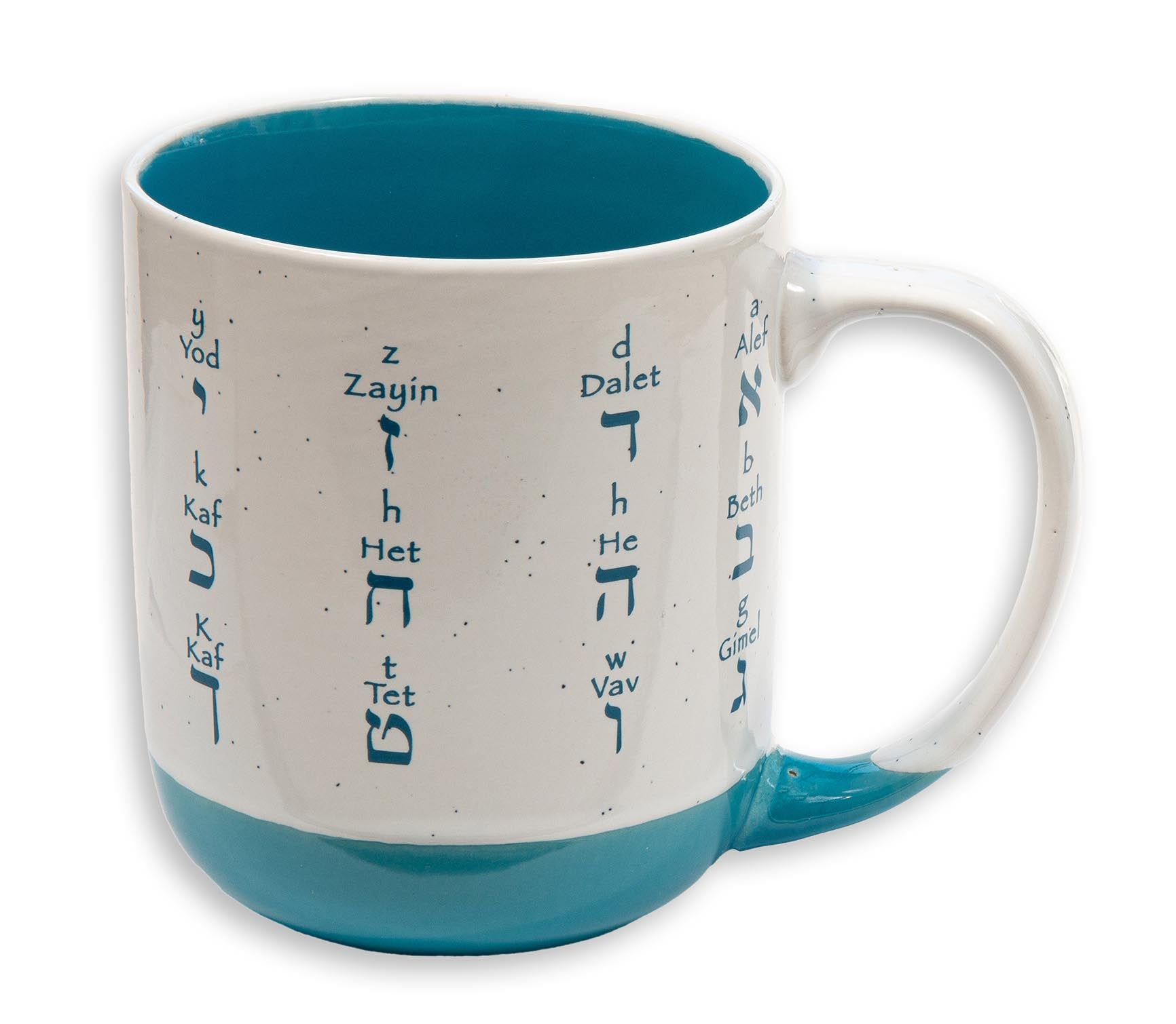 Hebrew Alphabet Mug – Holy Land Gifts