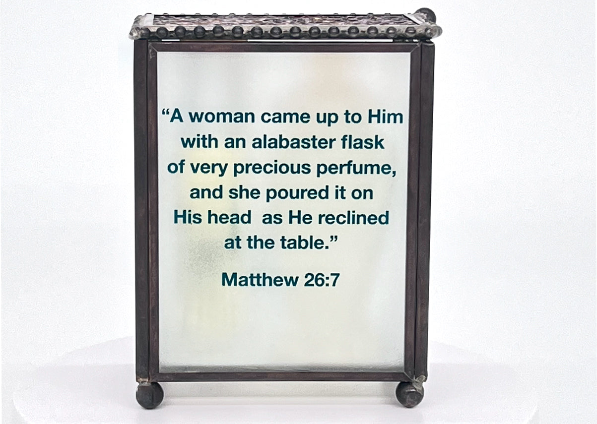 Alabaster Jar with Glass Box and Frankincense Anointing Oil – Holy Land ...