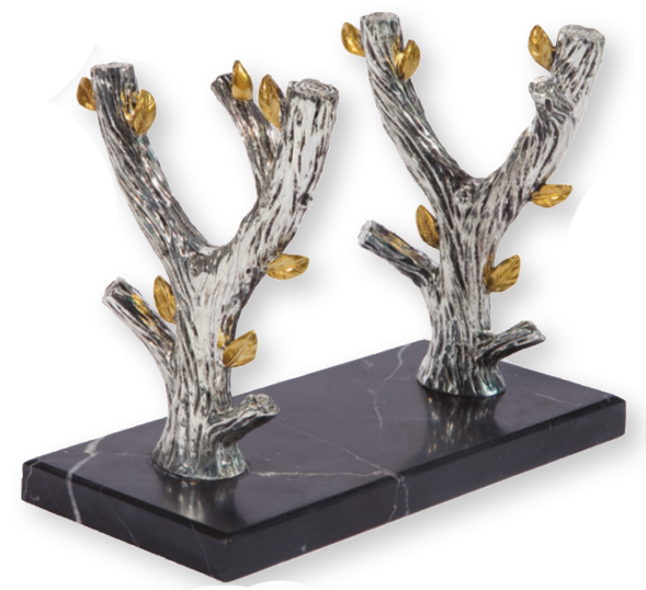 Olive Branch Shofar Stand – Holy Land Gifts
