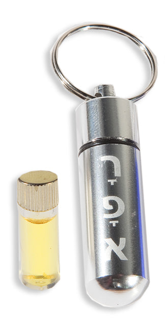 Anointing Oil Metal Silver Key Chain – Holy Land Gifts