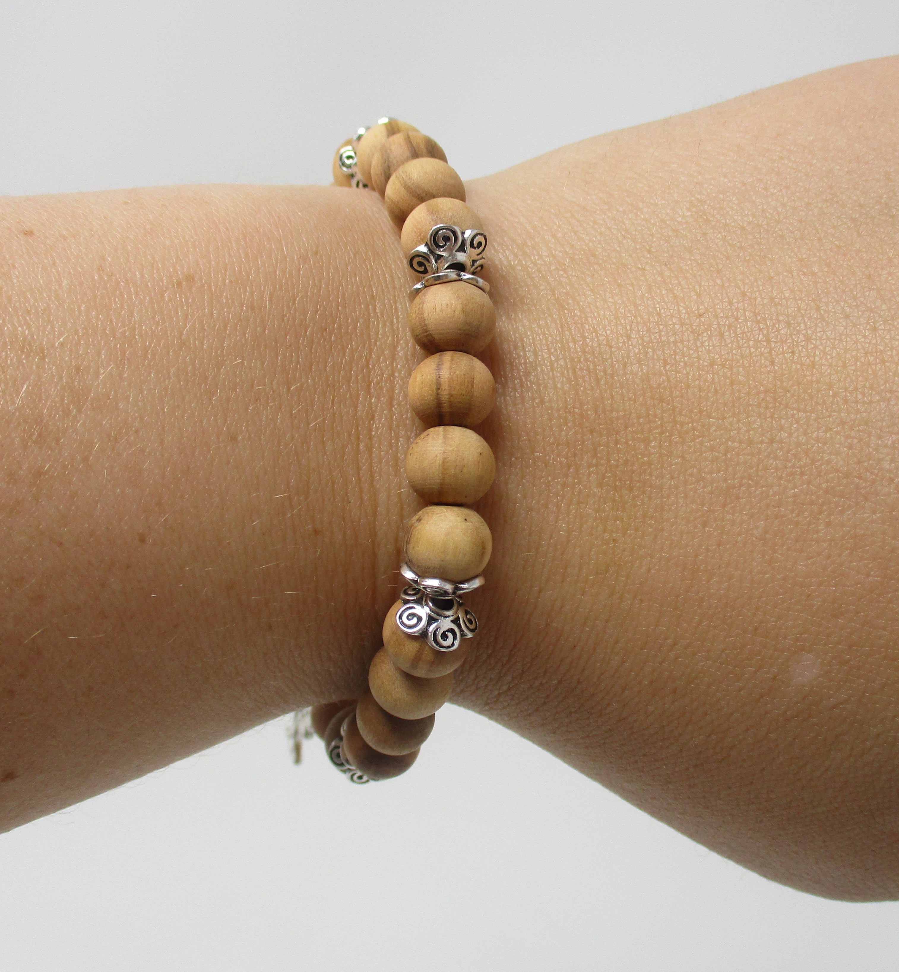 Tree of Life Olive Wood Bracelet – Holy Land Gifts
